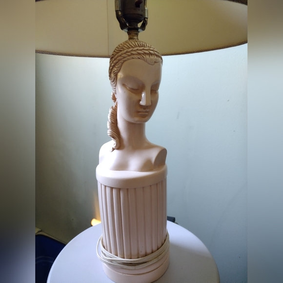 Art | Vtg Grecian Beautiful Female Bust Lamp | Poshmark
